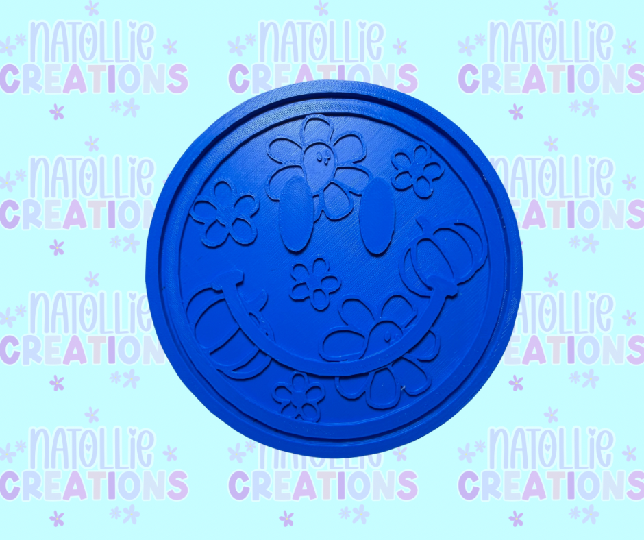 Ghost Daisy Smiley Insert Freshie Silicone Mold – natolliecreations
