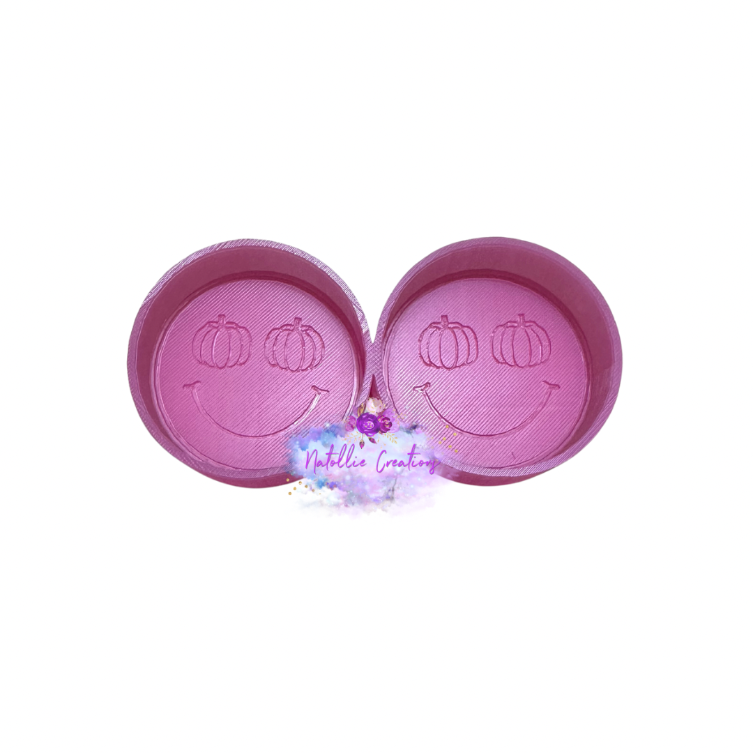 Pumpkin Smiley Face Vent Clip Freshie Silicone Mold – natolliecreations