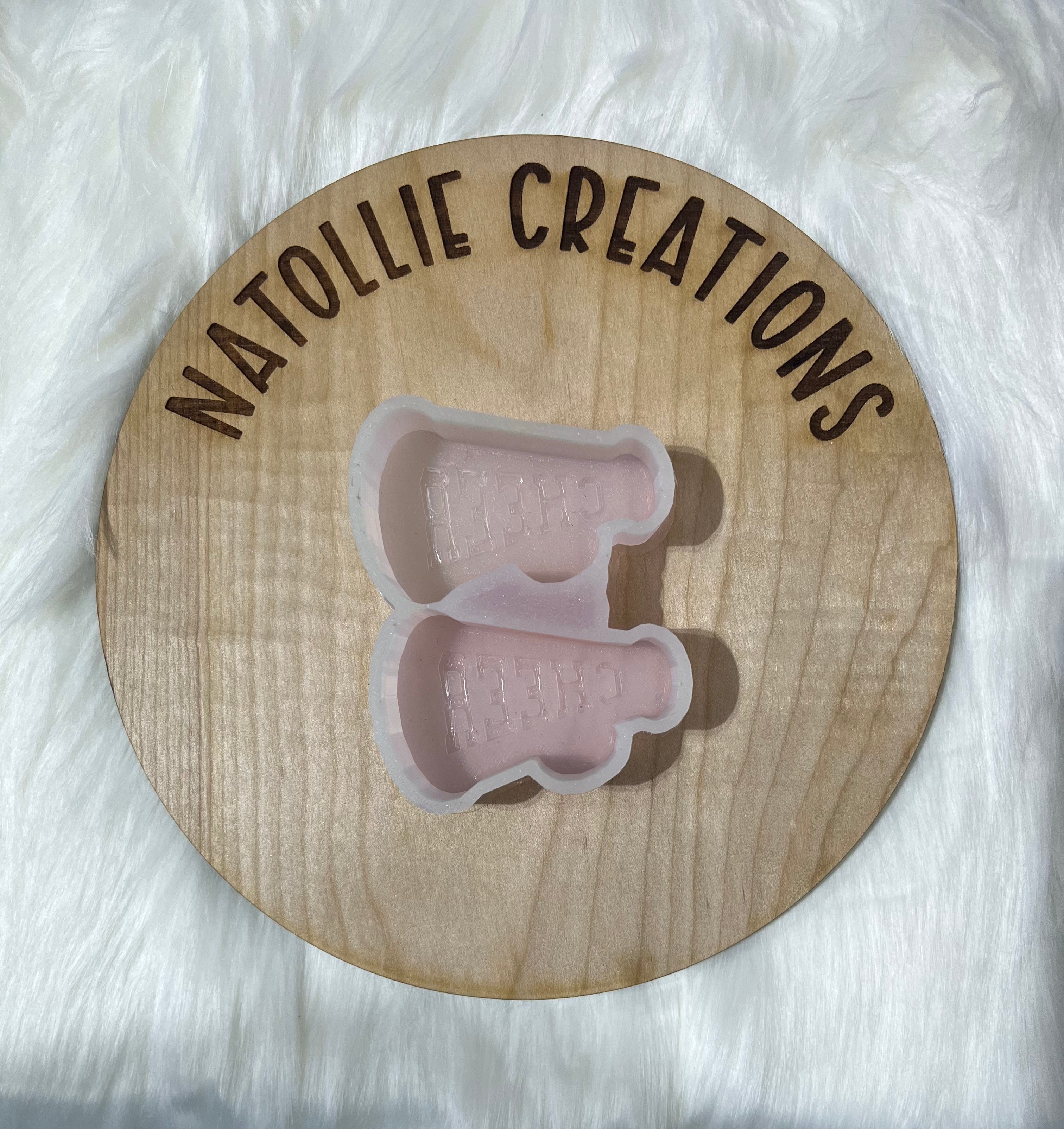 Cheer Mega Vent Clip Freshie Silicone Mold Natolliecreations